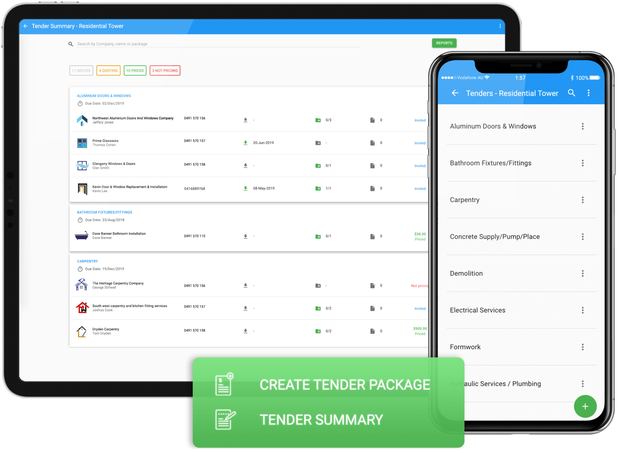 Construction Tender Management Software - WeBuild Australia