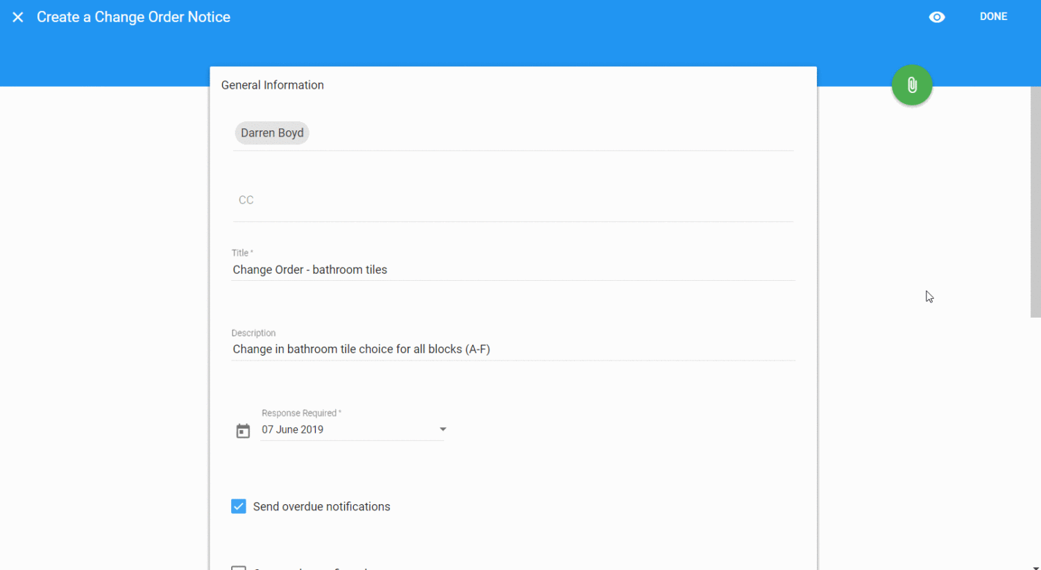 User Guide - In Use - Contract Management - Change Orders/Variations ...